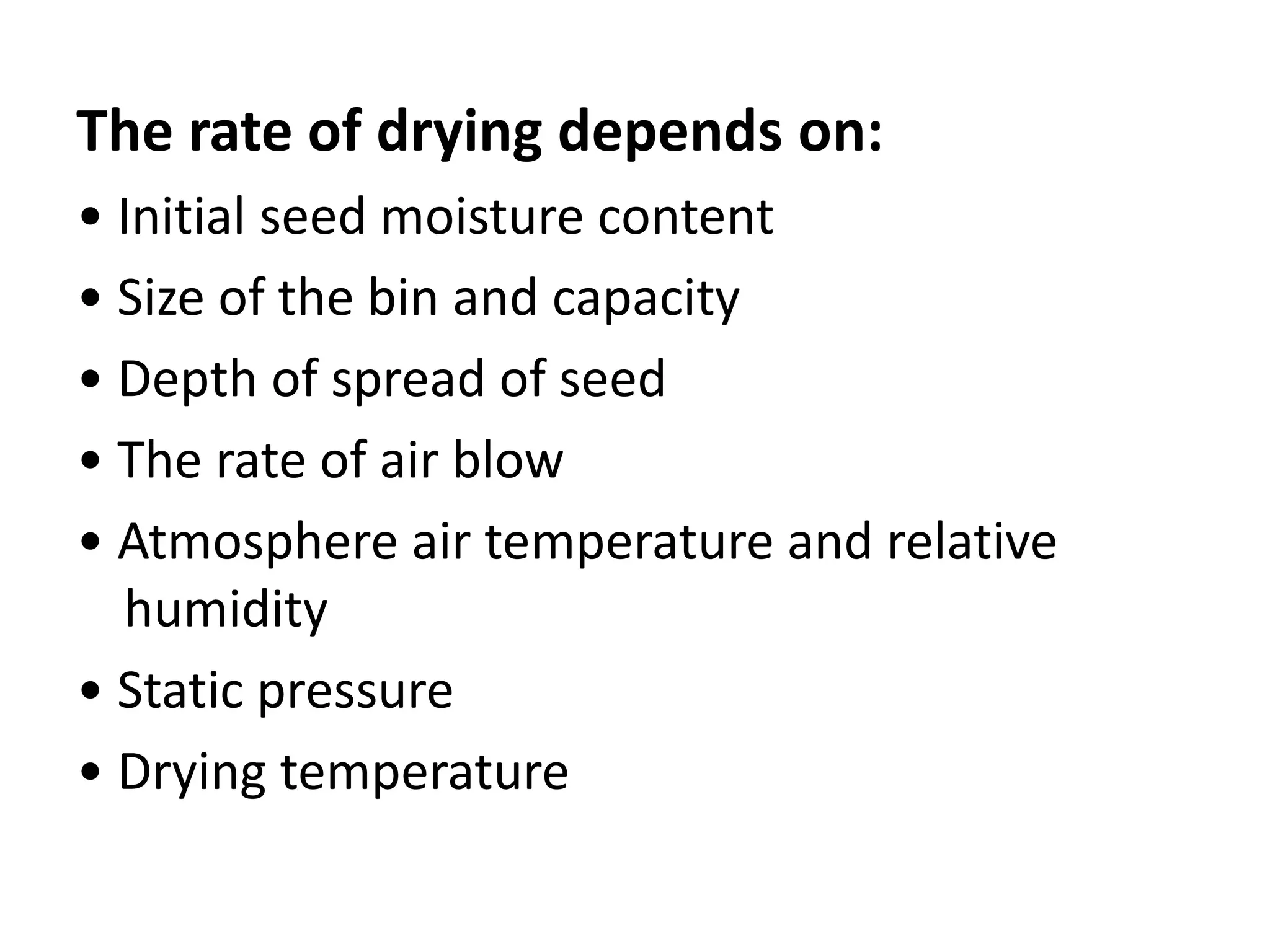 METHODS OF SEED DRYING | PPTX
