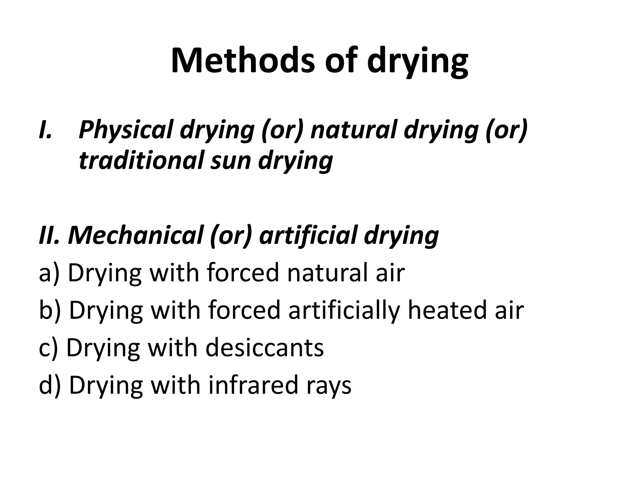METHODS OF SEED DRYING | PPTX