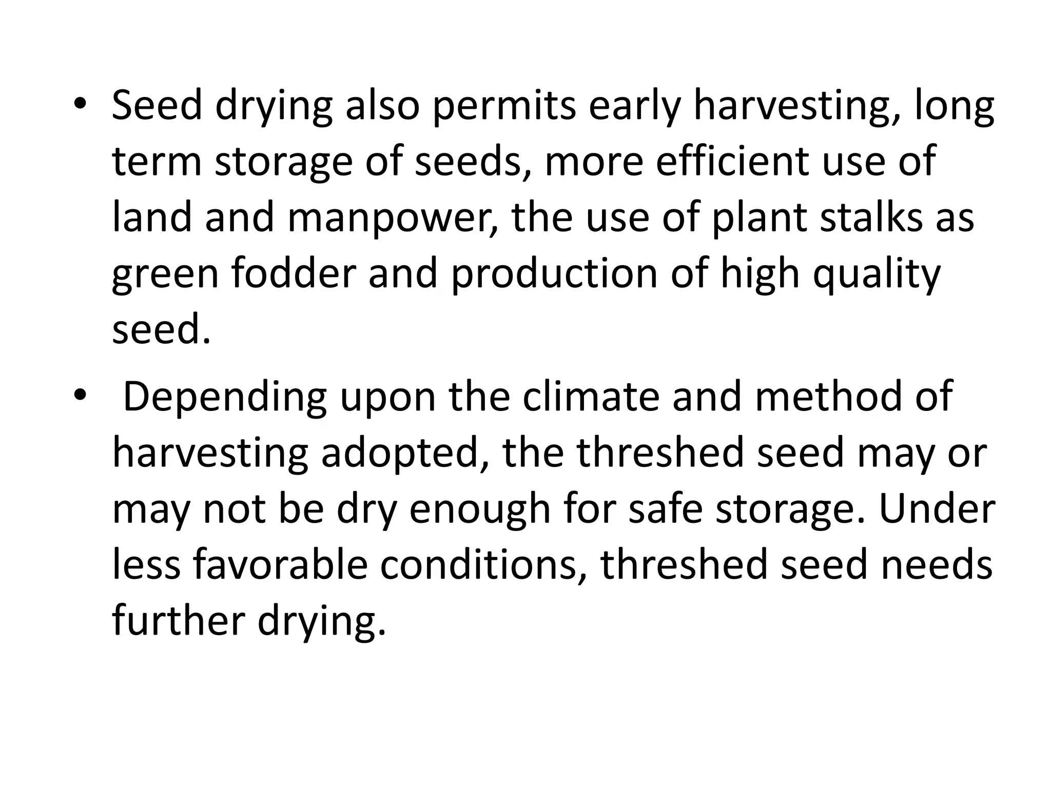 METHODS OF SEED DRYING | PPTX