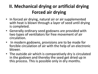 METHODS OF SEED DRYING | PPTX