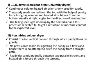 METHODS OF SEED DRYING | PPTX