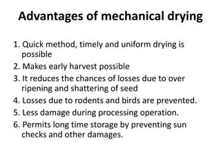 METHODS OF SEED DRYING | PPTX