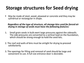 METHODS OF SEED DRYING | PPTX