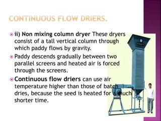 Seed drying presentation | PPTX