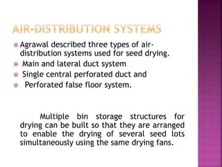 Seed drying presentation | PPTX
