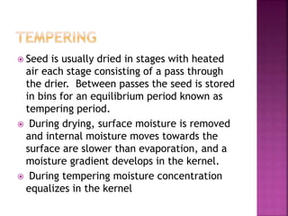 Seed drying presentation | PPTX