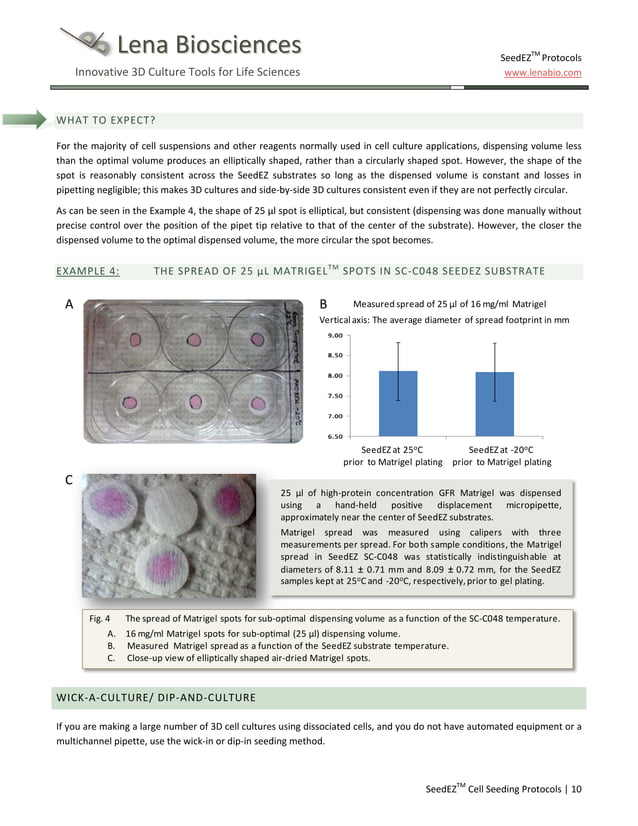 SeedEZ 3D cell culture methods and protocols - cell seeding | PDF ...