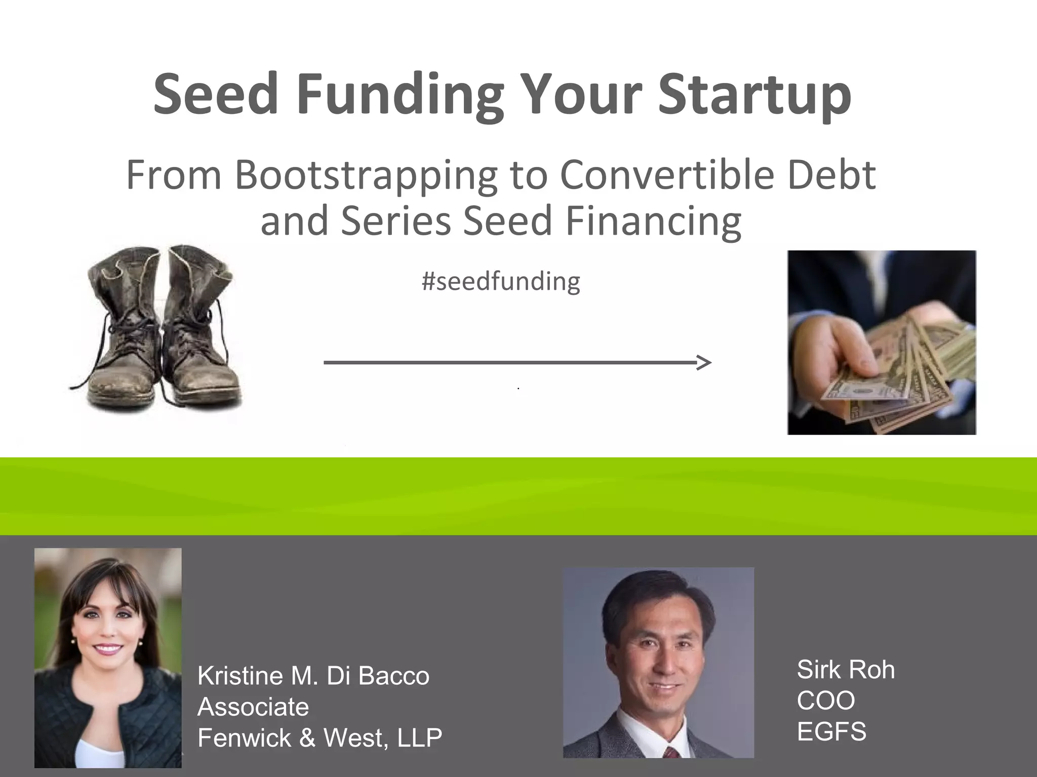 Seed Funding Your Startup | PPT