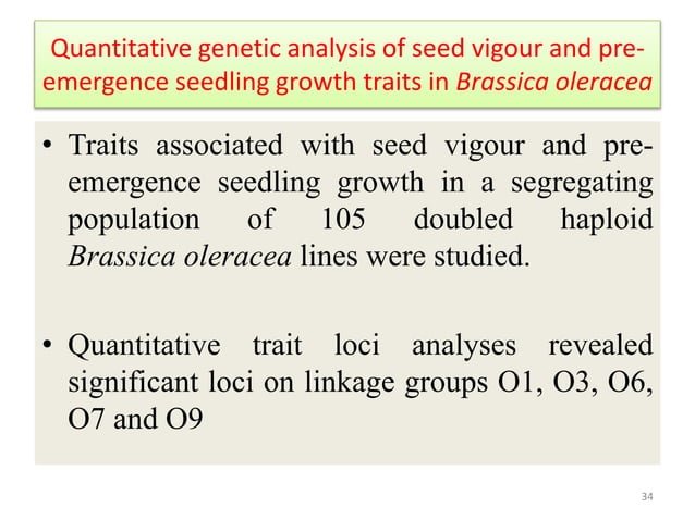 Seed genomics | PPT