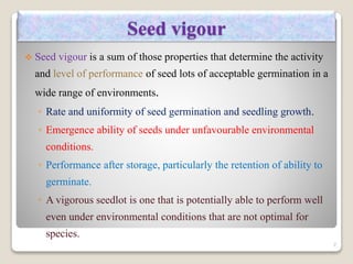 Seed genomics | PPTX