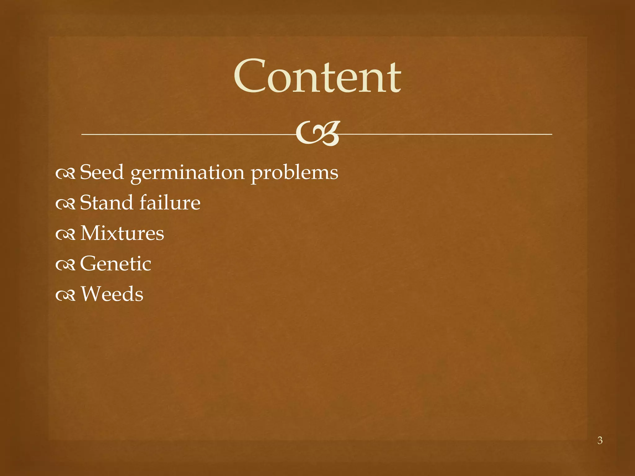 Seed germination problems | PPTX