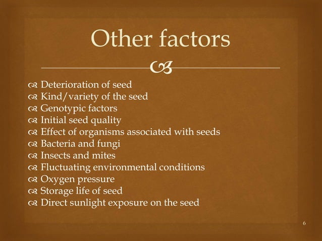 Seed germination problems | PPTX