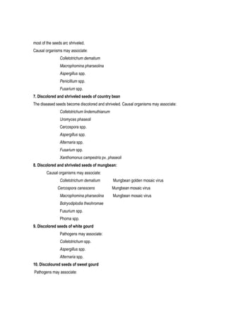 Seed health testing | PDF