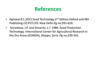 Seed health testing | PPTX