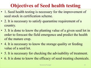 Seed health testing | PDF