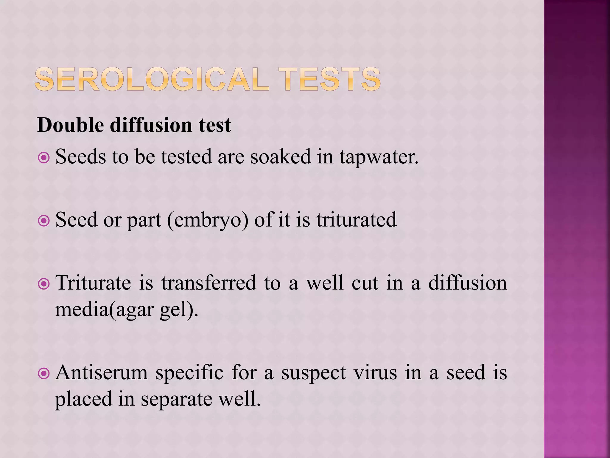Seed health testing | PPTX