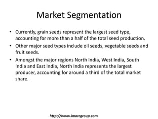 Seed Industry & Horticulture | PPTX
