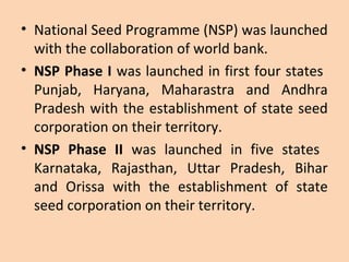 Seed industry in india | PPT