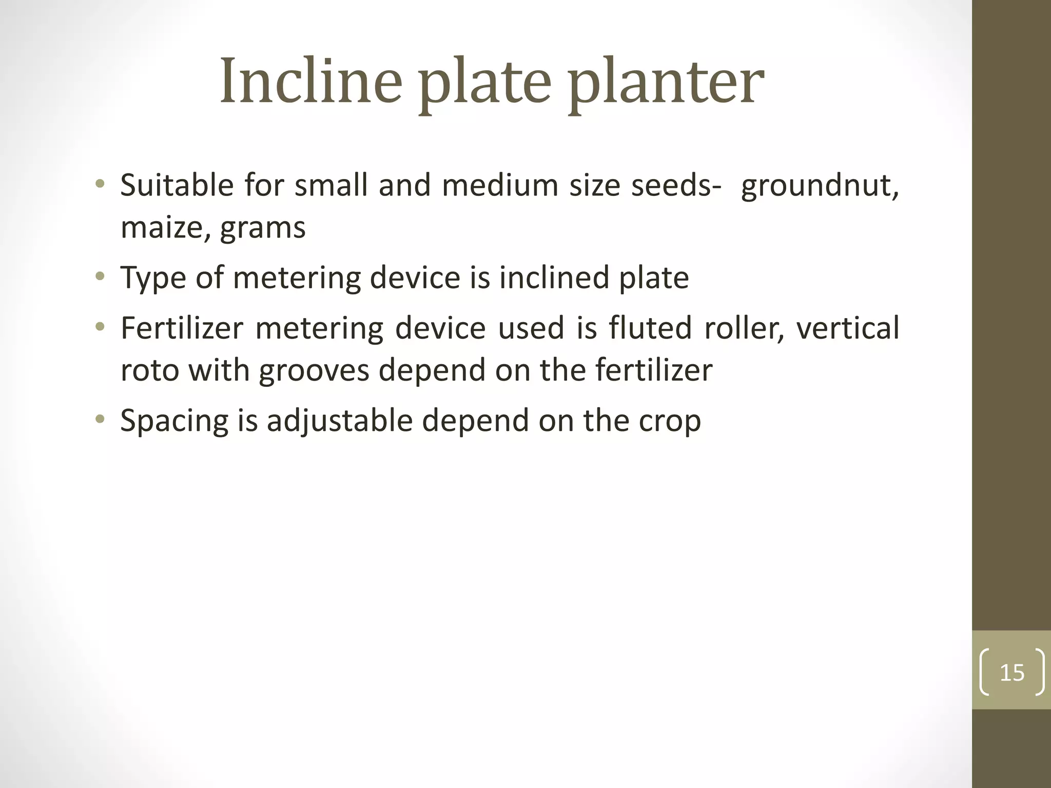 Seeding and planting implements | PPTX