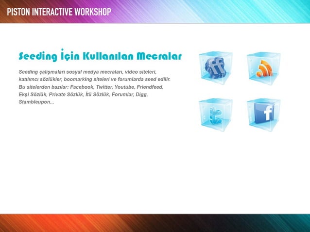 Seeding nedir | PPT | Social Networking | Internet