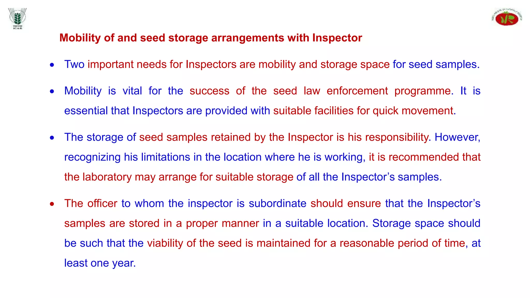 Seed inspector | PPTX