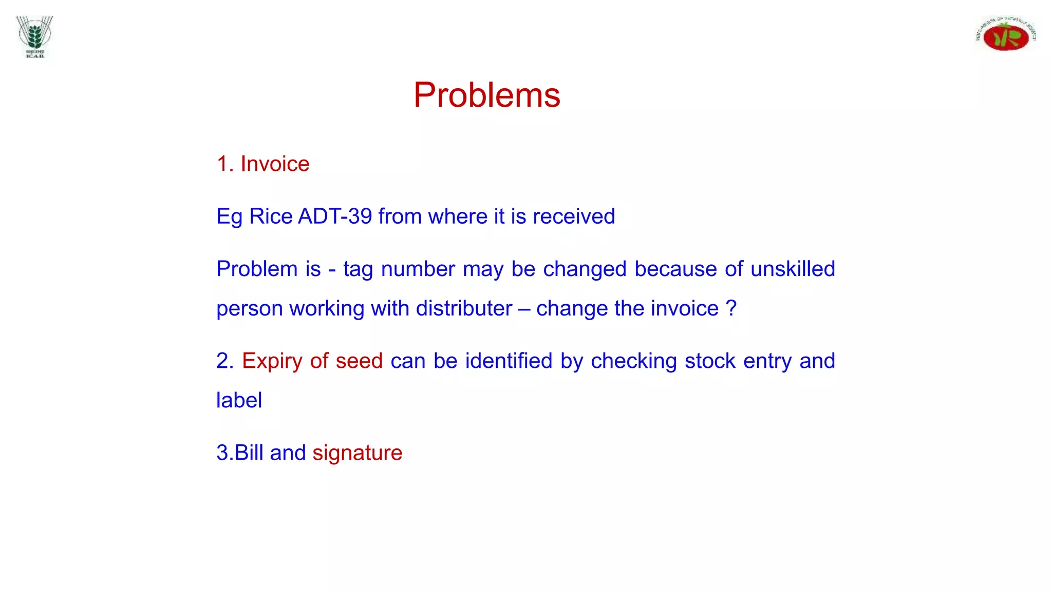 Seed inspector | PPTX