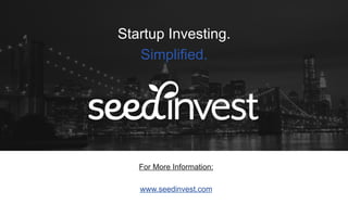 SeedInvest Overview | PDF