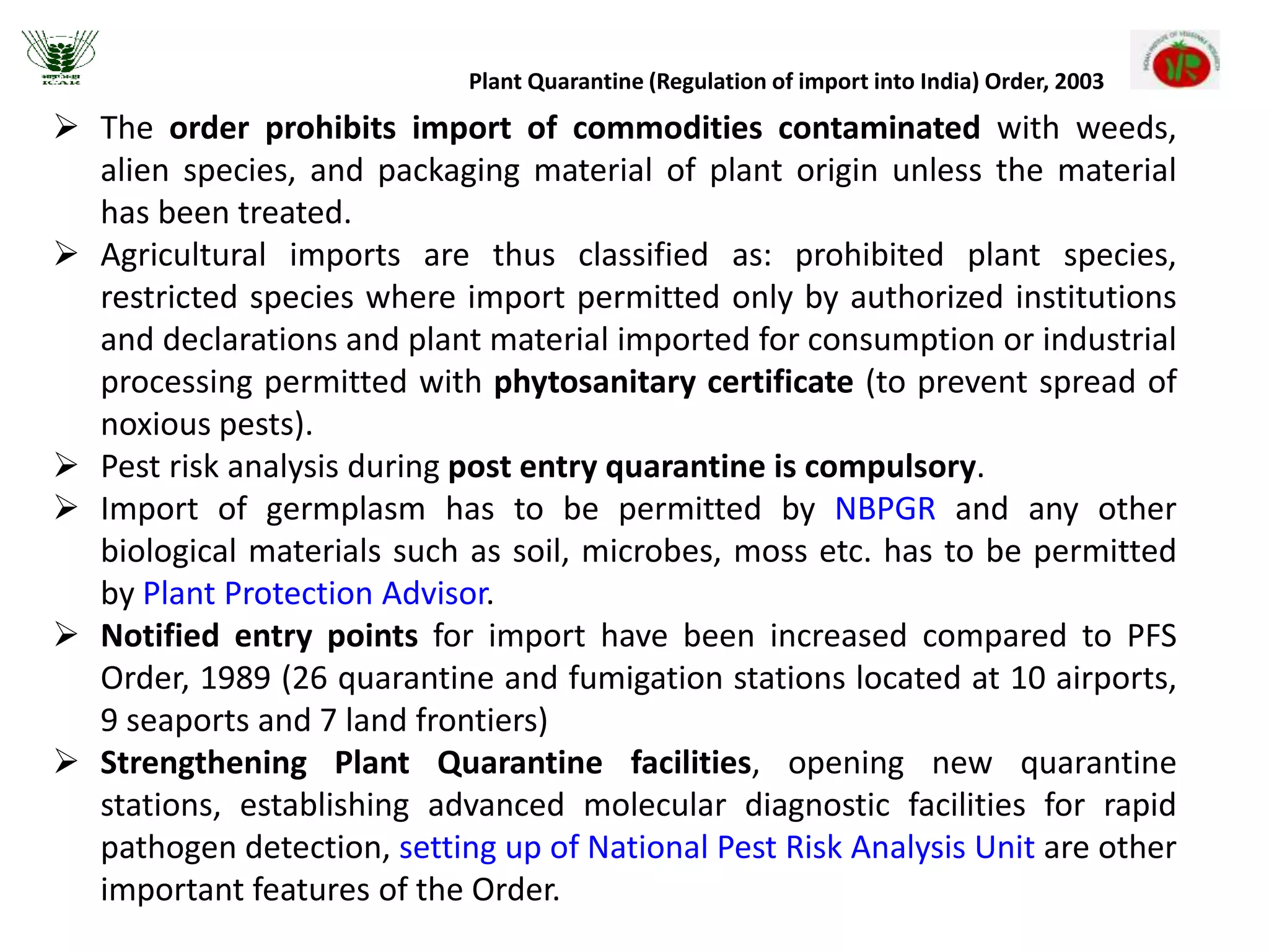 Seed legislation system in india nsrtc 10.2.2020