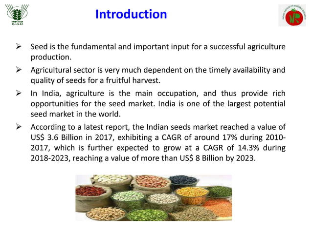 Seed legislation system in india nsrtc 10.2.2020