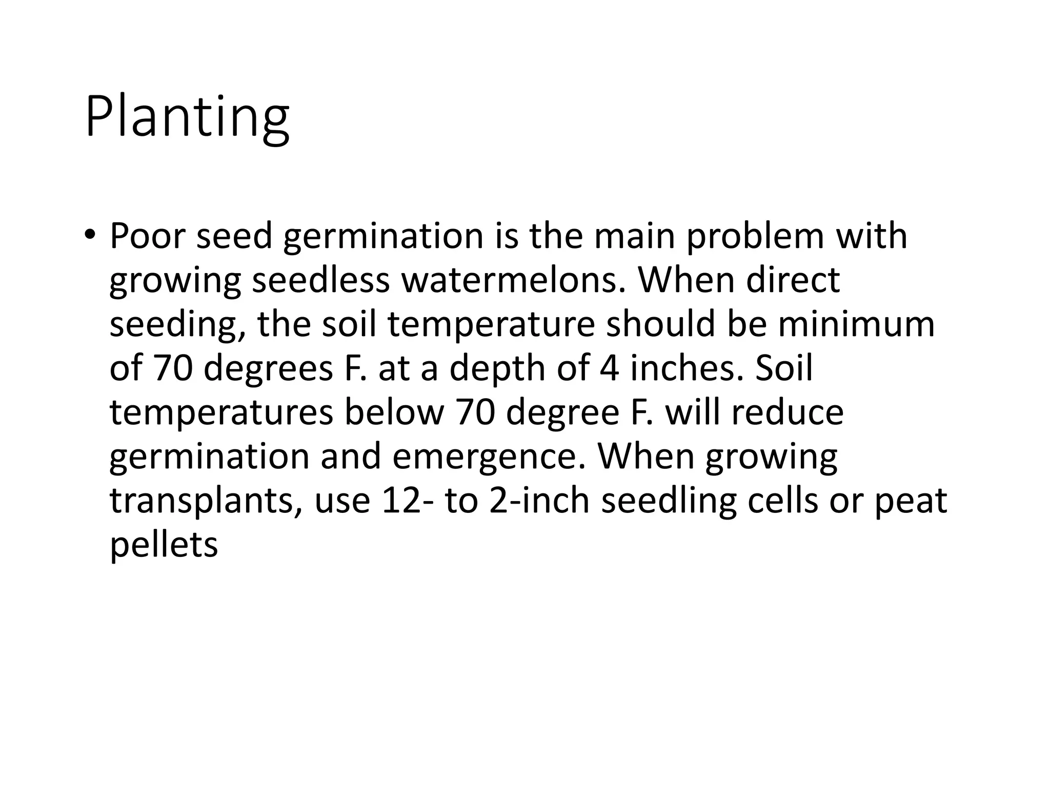Seedlessness In Watermelon | PPTX