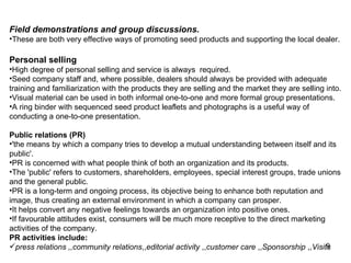 Seed marketing advertising & promotion | PPT