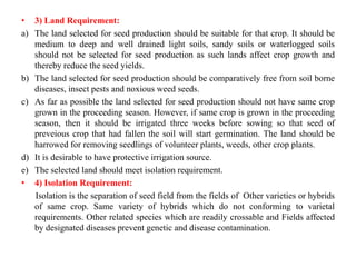Seed multiplication | PDF