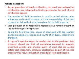 Seed multiplication | PDF