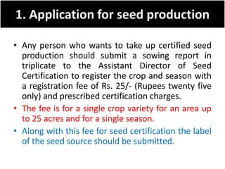 Seed multiplication | PDF