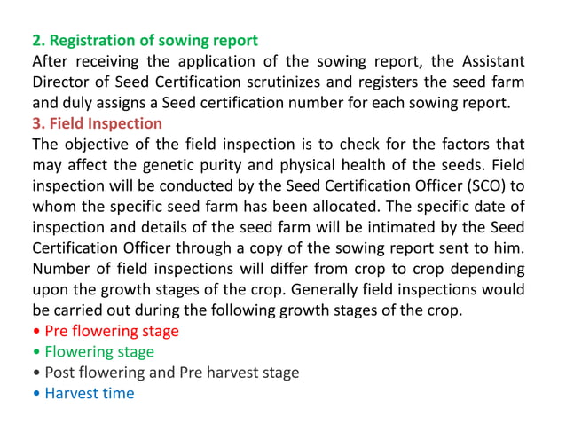 Seed multiplication | PDF | Agriculture | Industries