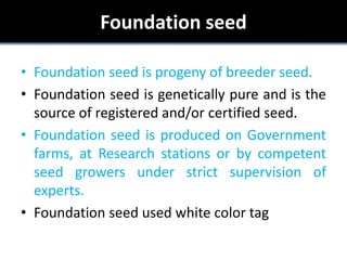 Seed multiplication | PDF