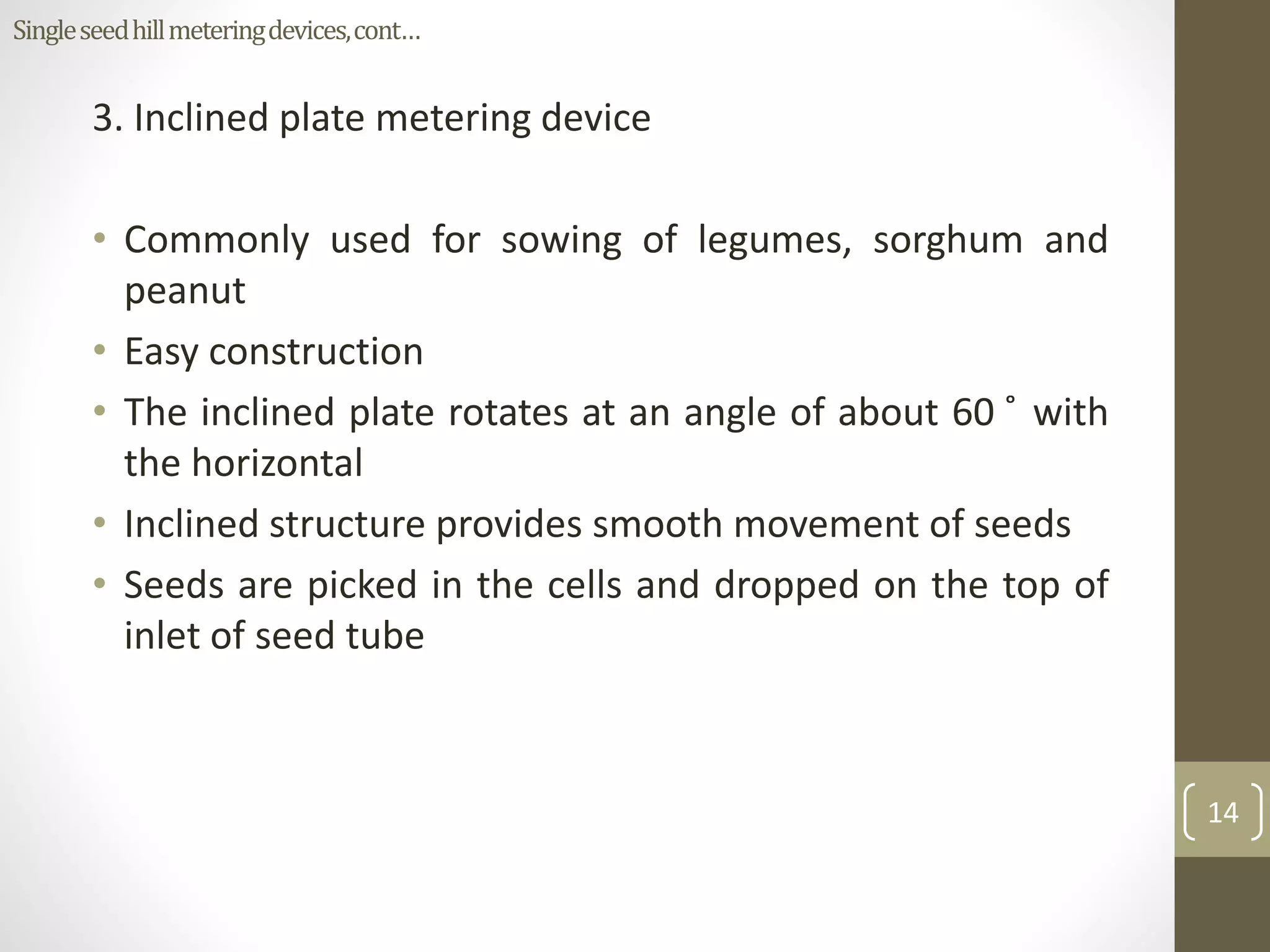 Seed metering devices | PPTX