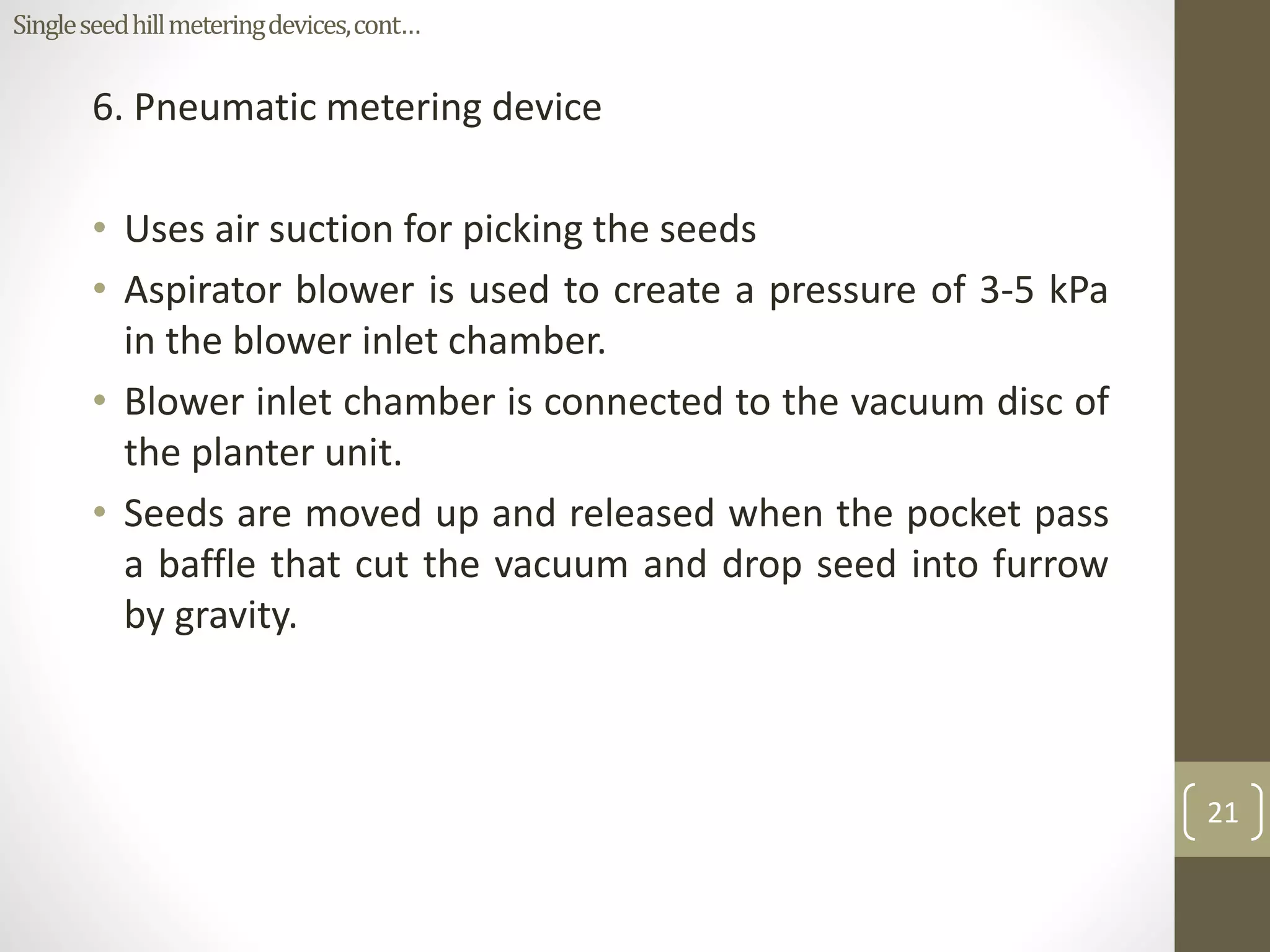 Seed metering devices | PPTX