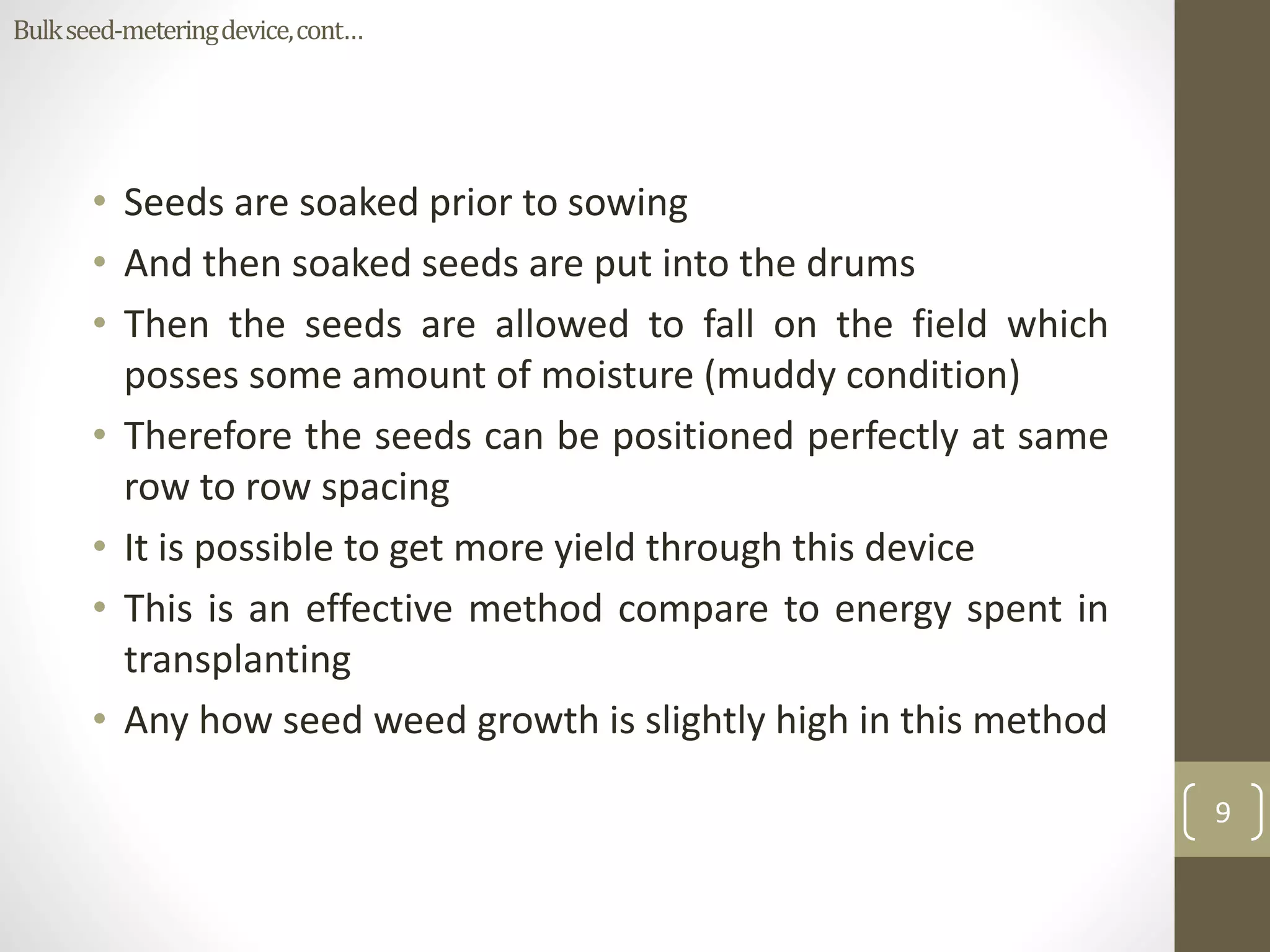 Seed metering devices | PPTX