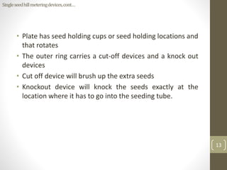 Seed metering devices | PPTX