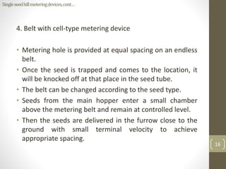 Seed metering devices | PPTX