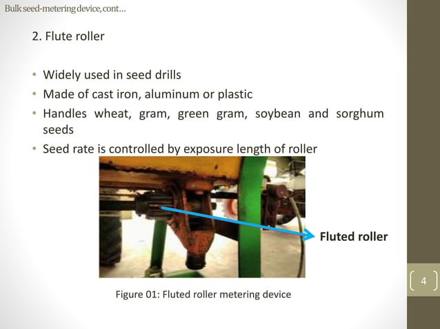 Seed metering devices | PPTX | Agriculture | Industries