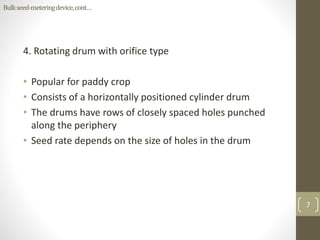 Seed metering devices | PPTX