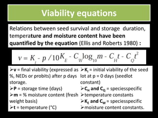 Seed physiology and genetics | PPTX