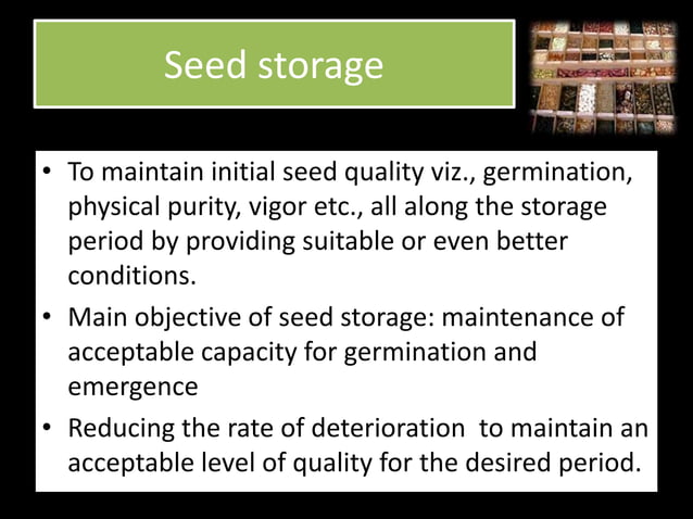 Seed physiology and genetics | PPTX