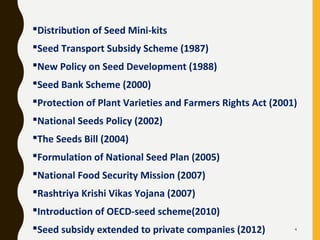 Seed policies (1) | PPT