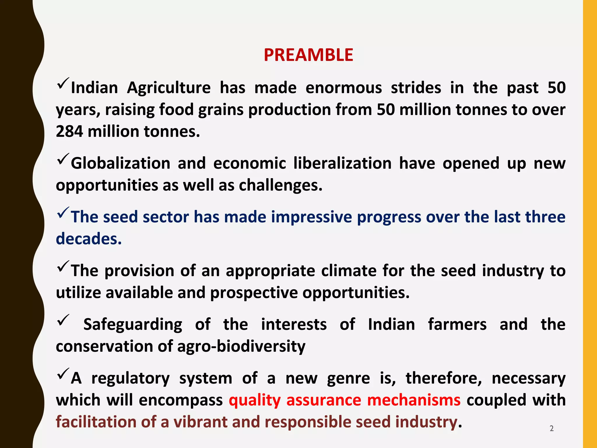 Seed policies (1) | PPT