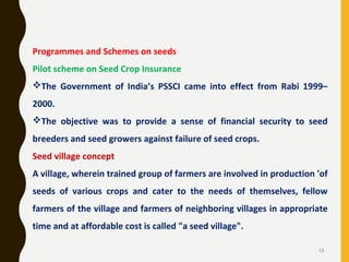 Seed policies (1) | PPT