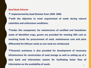 Seed policies (1) | PPT