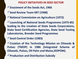 Seed policies (1) | PPT